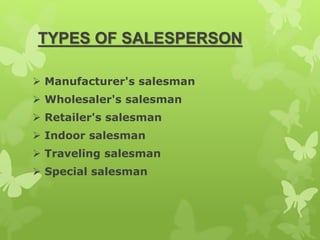 Salesmanship | PPTX