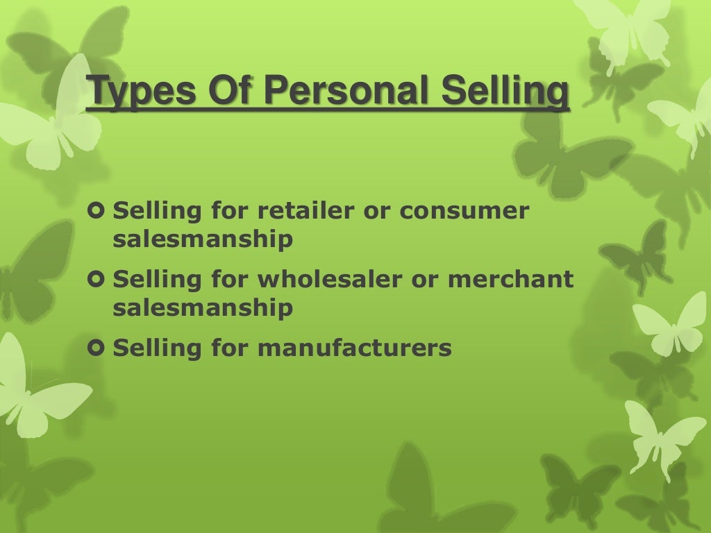 Salesmanship