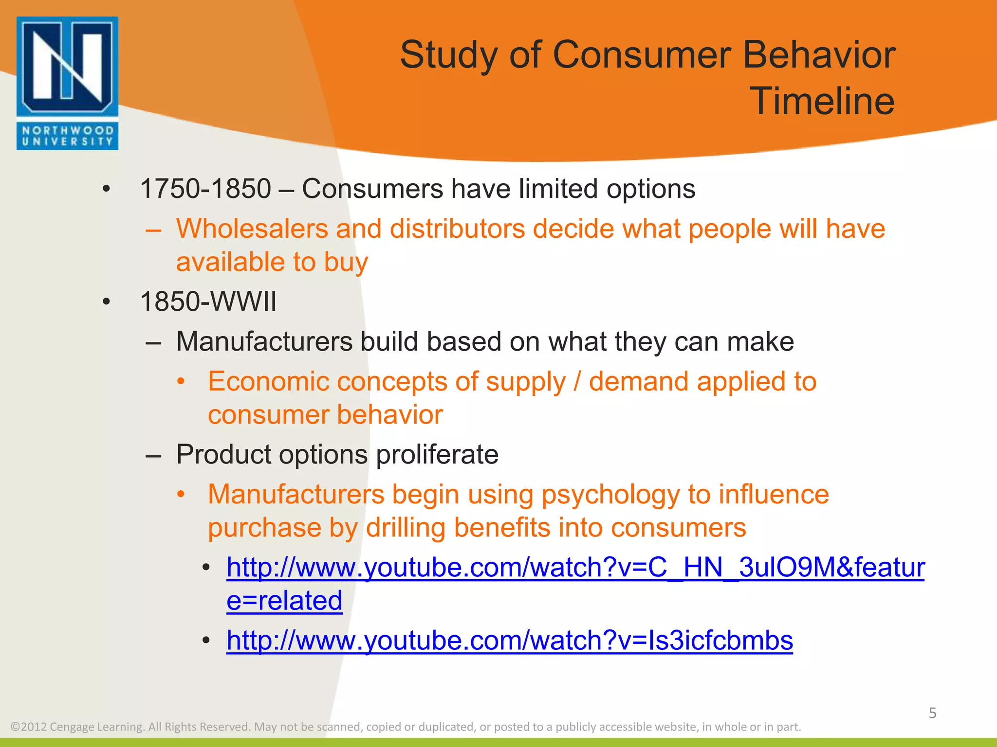 Mkt3050 – consumer behavior week 1 | PPTX
