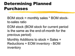 Mkt 335 chapters 12 & 13 merchandise planning | PPT