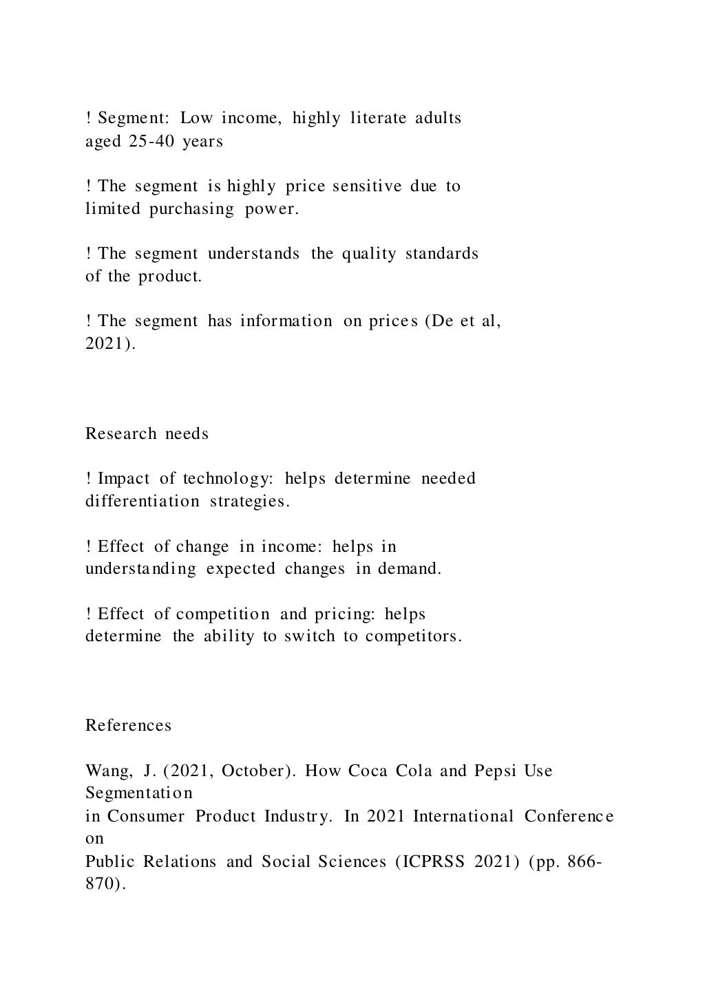MKT 345 Final Project Guidelines and Rubric Overview | PDF