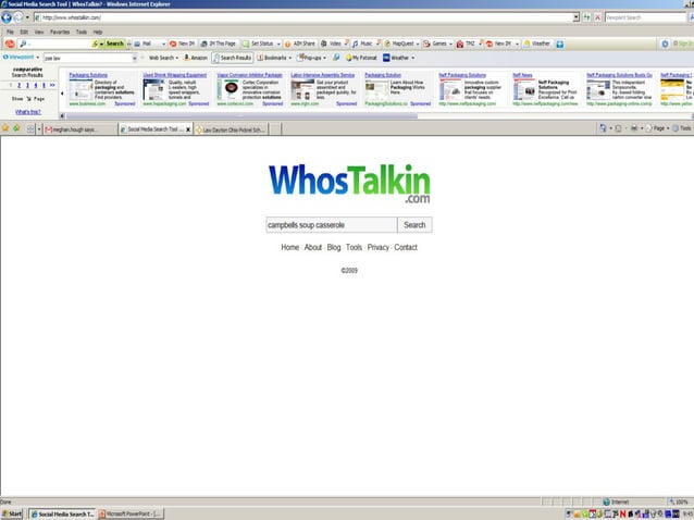 Mkt 350 Whostalkin[1] | PPT
