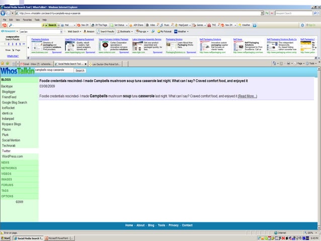 Mkt 350 Whostalkin[1] | PPT