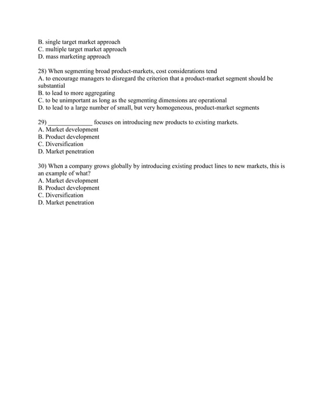Mkt 421 Final Exam Pdf