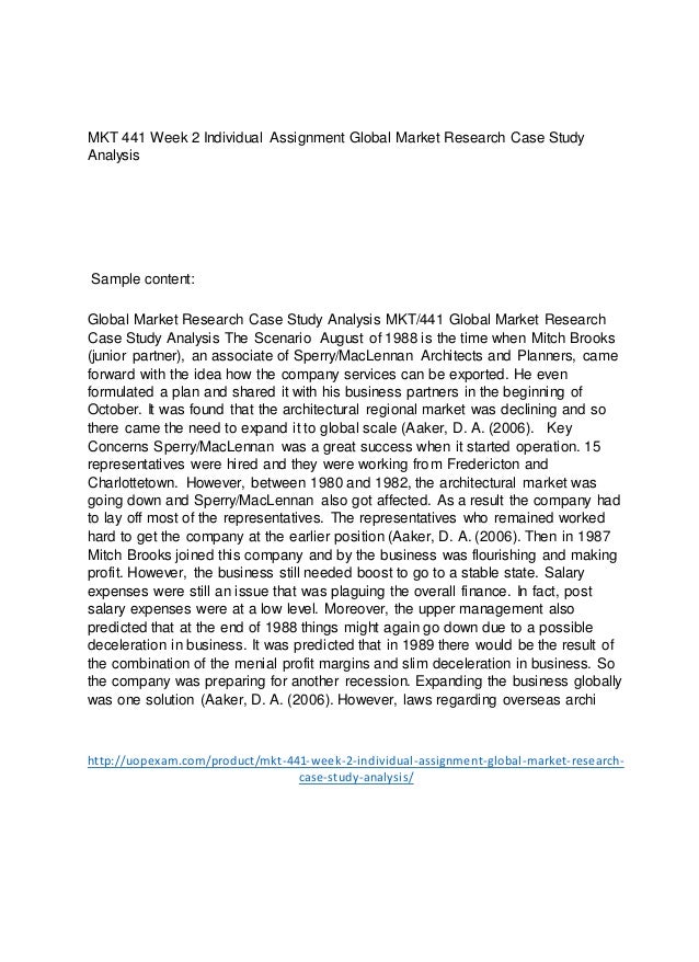 Market research case study analysis :: Top 28 Marketing Case Studies ...