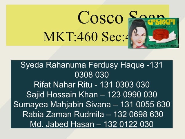 Mkt 460.4 group 1 cosco | PPT
