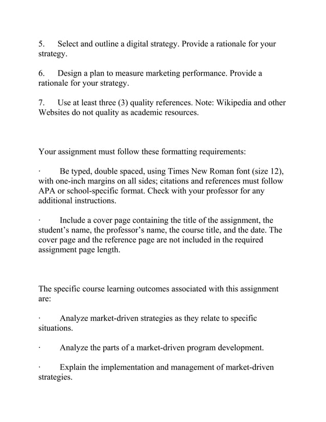 Mkt 475 Massive Success / snaptutorial.com