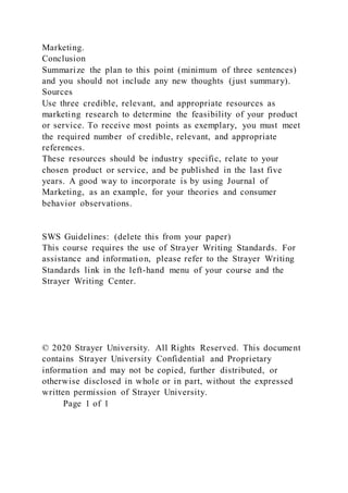 MKT500Part B ABC Marketing Plan (Change to | DOCX