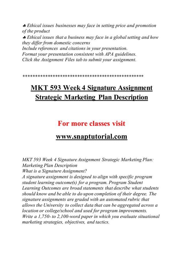 MKT 593 Effective Communication - snaptutorial.com | Business Administration | Business