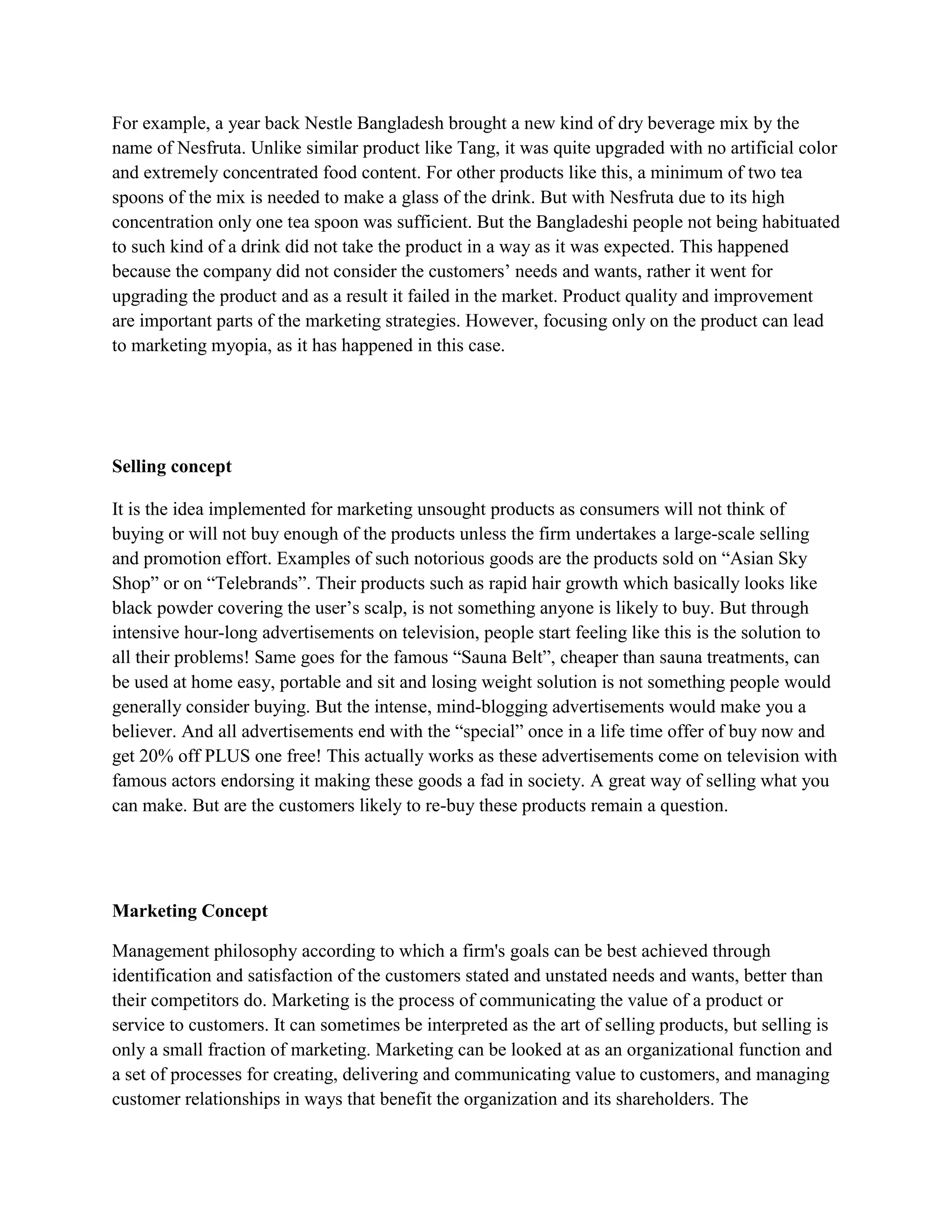 Mkt201 Assignment 1 Concepts Of Marketing Docx