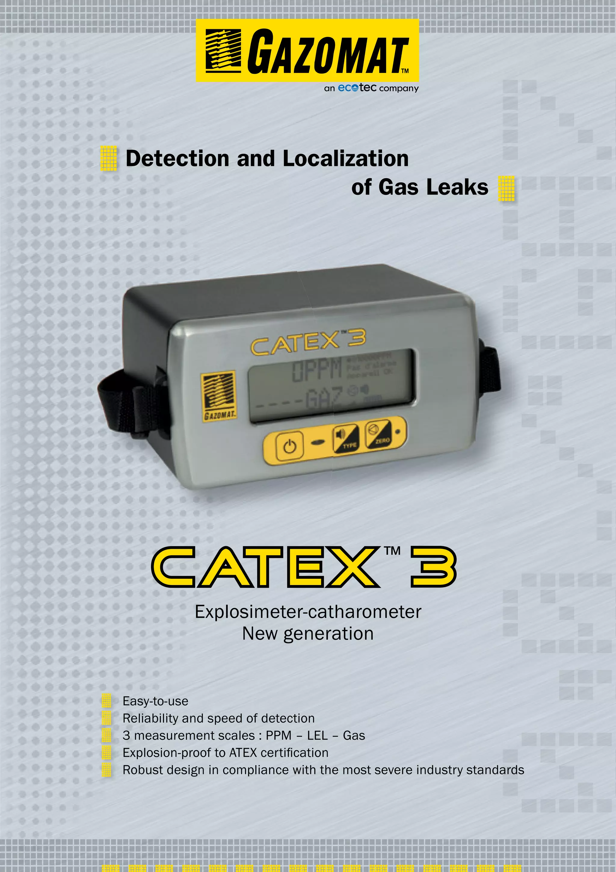Mkt bro catex3 gas detection | PDF