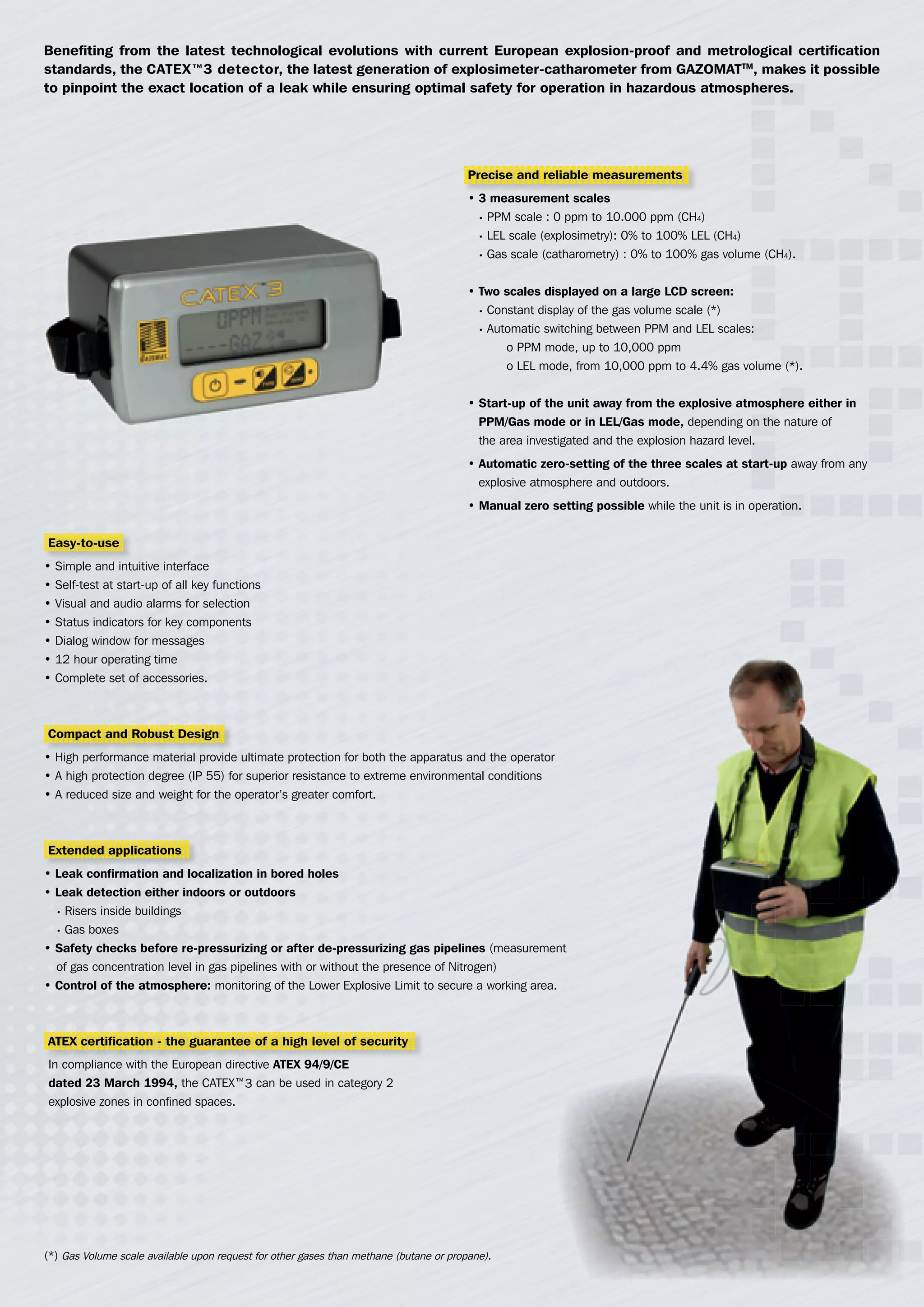 Mkt bro catex3 gas detection | PDF