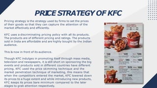 kfc analysis of 4 ps | PPT