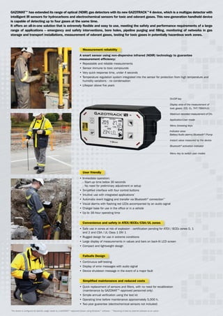 GAZOTRACK 4, multigas detector. | PDF | Chemistry | Science