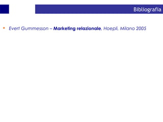 Marketing Relazionale | PPT