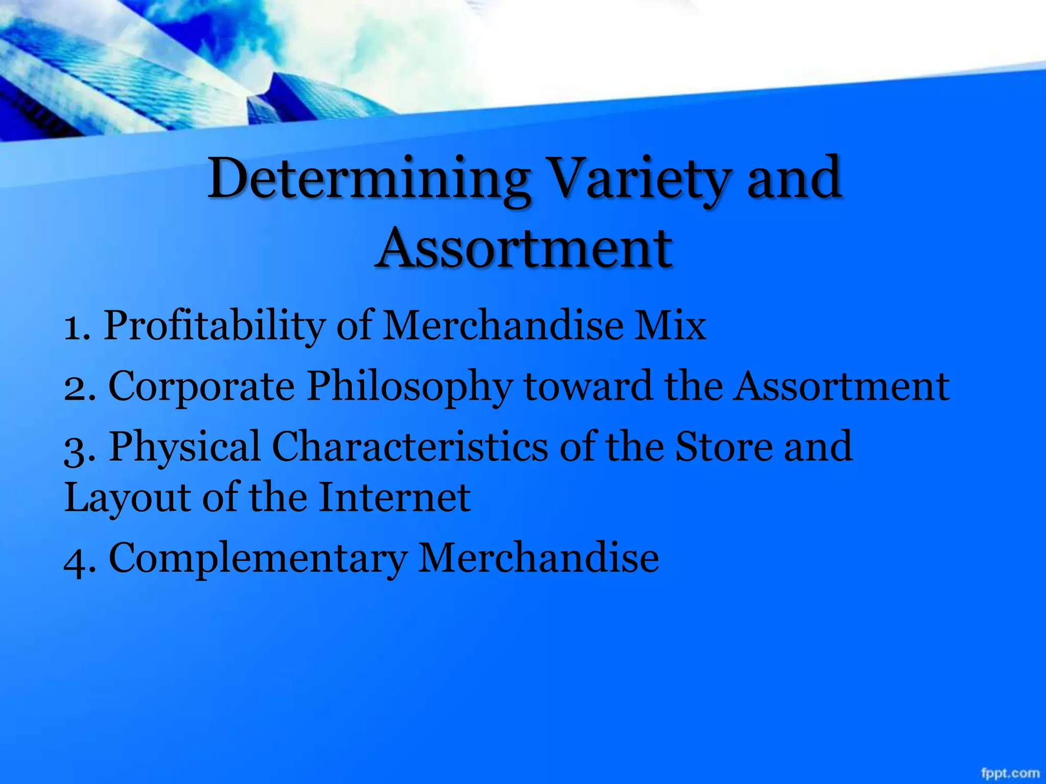 Assortment Planning Process | PPTX