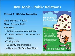 Introduction to Advertising - Ben & Jerry's campaign - Be a Unique Mix ...