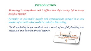 Marketing subject for MBA marketing introduction | PPTX