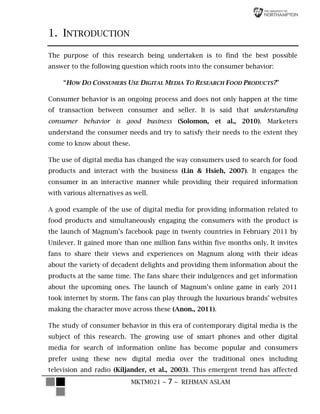 Digital Media & Consumer Behavior | PDF