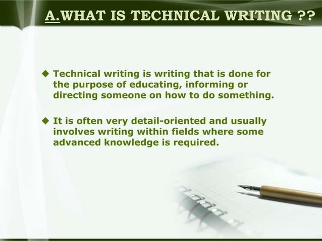 Technical Writing | PPT