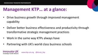 Management KTP - Learn about this new KTP funding opportunity to expand ...