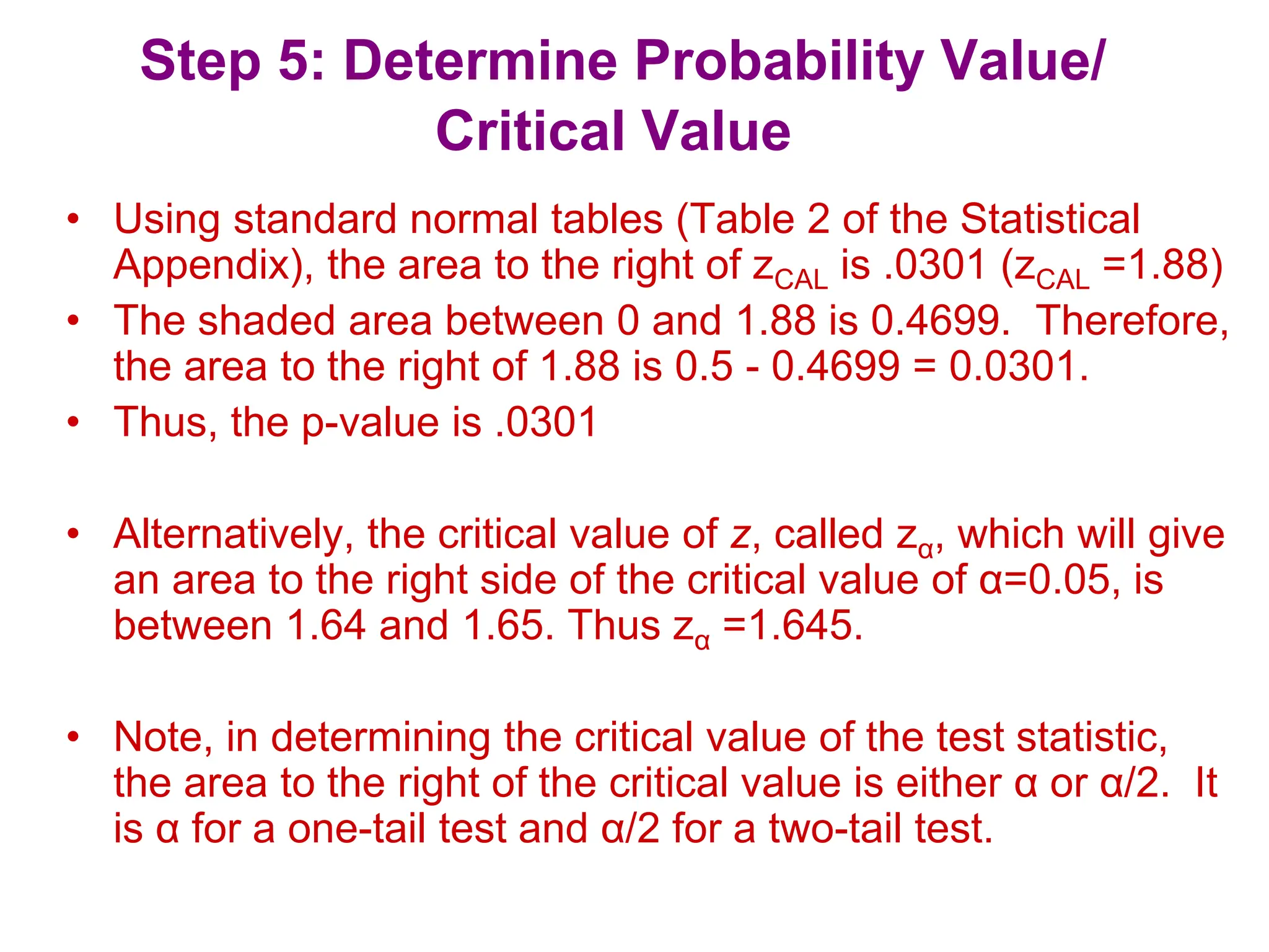 Identifying Appropriate Test Statistics Involving Population Mean | PPT