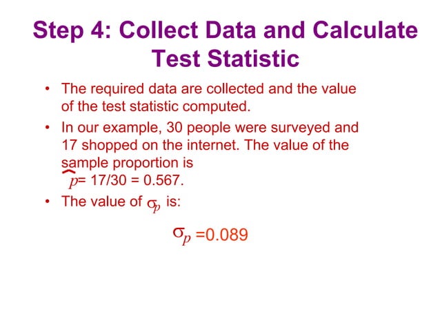 Identifying Appropriate Test Statistics Involving Population Mean | PPT