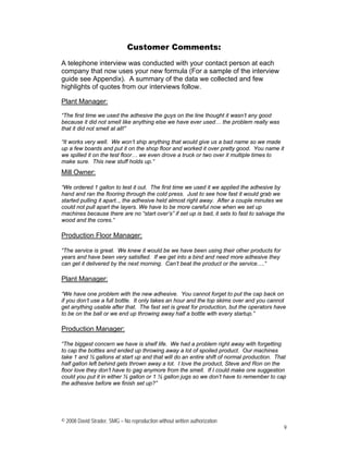 Sample Market Research & Analysis | PDF | Woodworking | Arts and Crafts