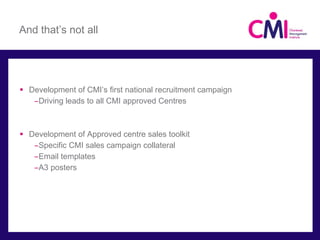 Marketing Support for Approved Centres | PPT