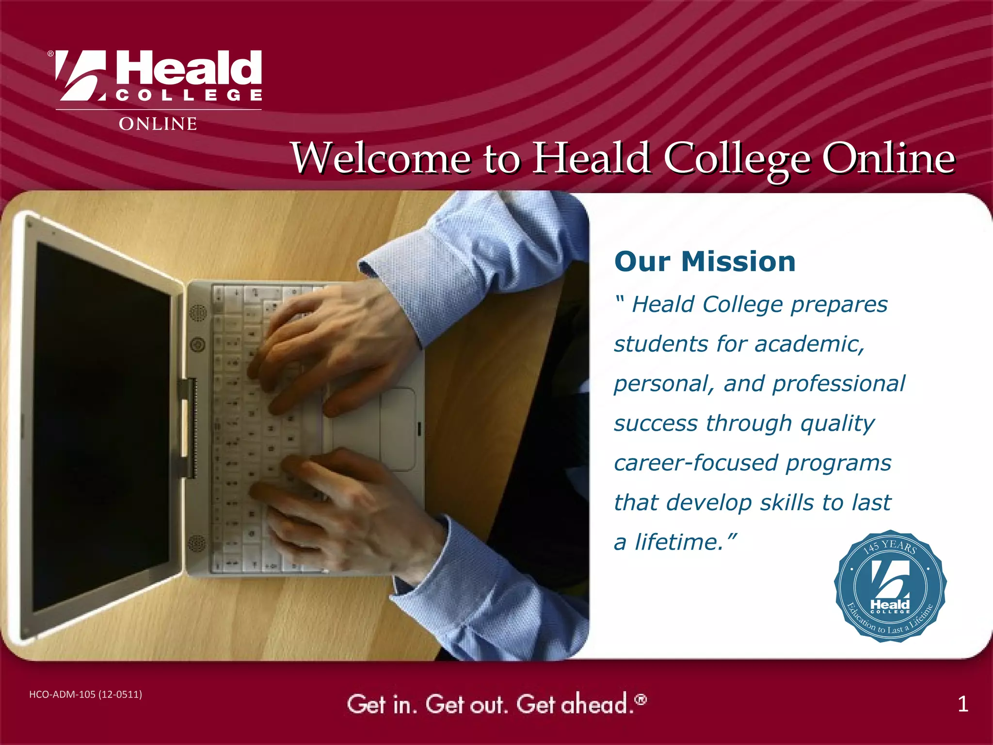 Heald Online - College Planning Session | PPT