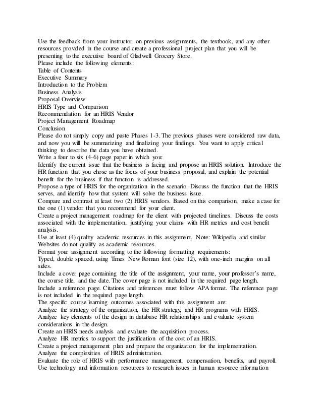 Assignment 3: Phase III – Project Management Roadmap