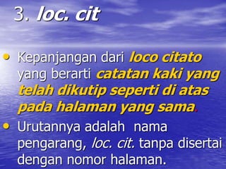MKU Bahasa Indonesia Kutipan, Daftar Pustaka dan Catatan Kaki | PPT