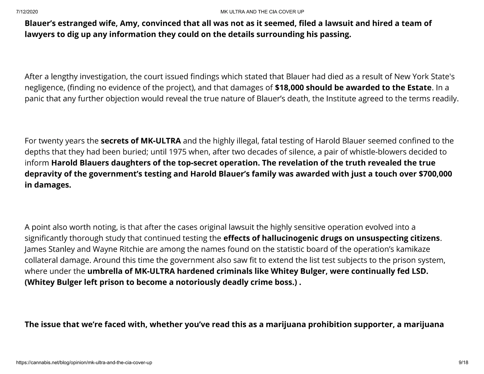 What is the MK ULTRA CIA Cover Up All About with LSD and Weed? | PPT