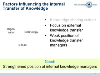 Towards Sociotechnical Management of Inner-Organisational Knowledge ...