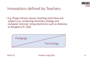 Innovation management in schools: Barriers and enablers to making as ...