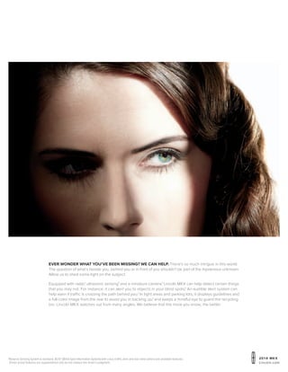 2015 Lincoln MKX eBrochure | PDF