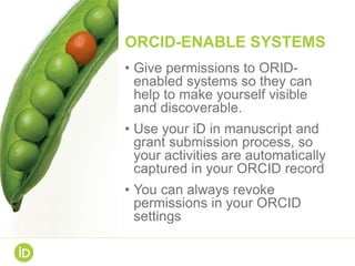ORCID Integration Videos | PPT