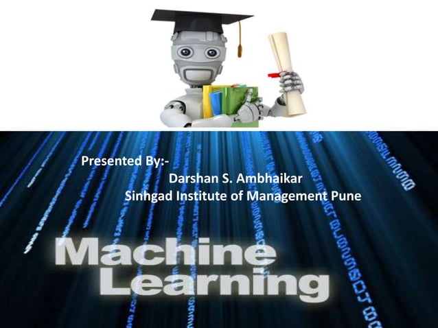 Machine Learning | PPT