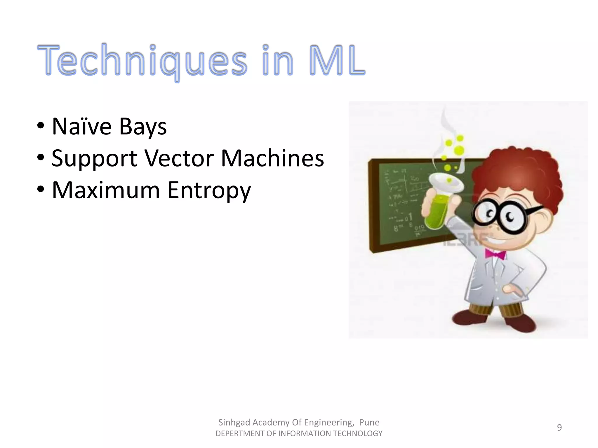 Sentiment Analysis Using Machine Learning Pptx Internet Computing