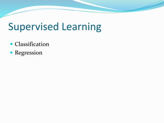 Introduction to Machine Learning | PPT