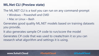 Machine Learning with ML.Net