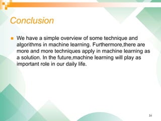 Machine Learning Presentation | PPTX