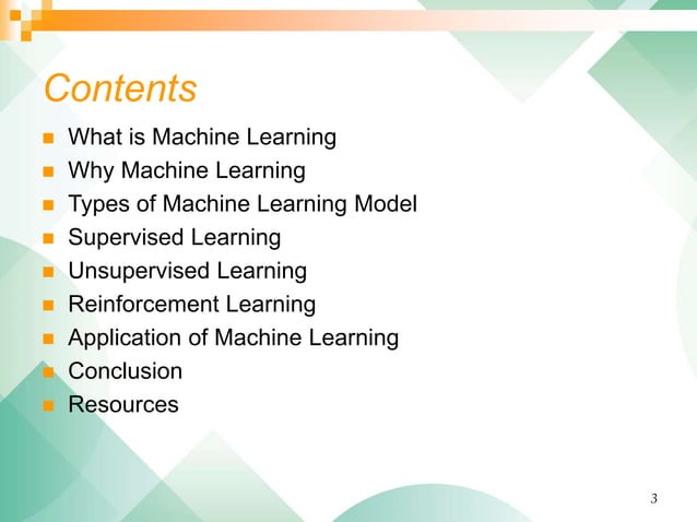 Machine Learning Presentation | PPT