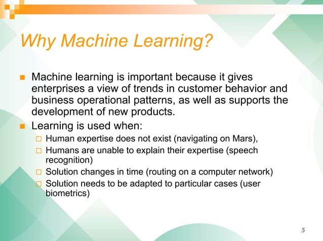 Machine Learning Presentation | PPTX | Technology Industry | Industries