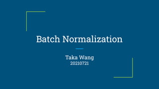 Introduction to batch normalization | PDF