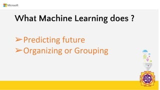 Machine Learning Basics using Azure ML | PPTX