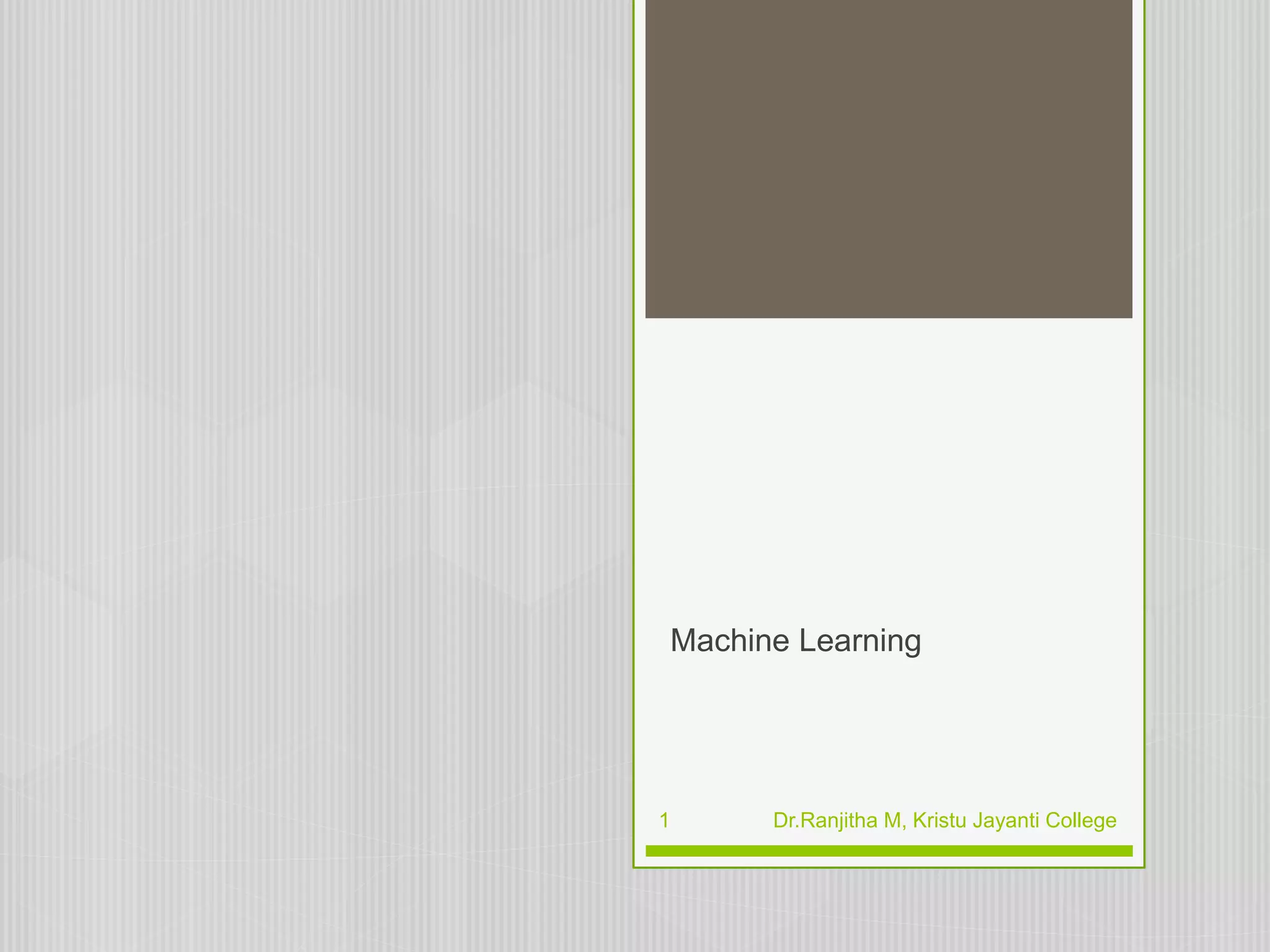 Ml introduction | PPT