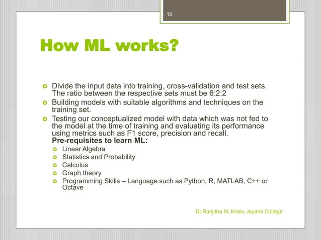 Ml introduction | PPT