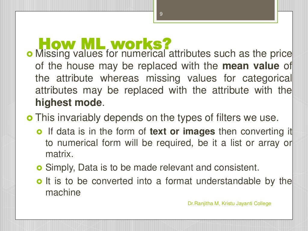 Ml Introduction