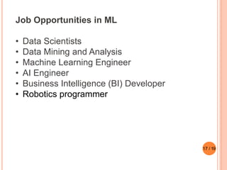 Ml introduction | PPTX